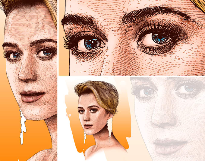 Draw a custom portrait for you or a loved one by Barmalisirtb | Fiverr