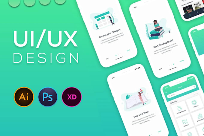 Design quality ui and ux design, app design by Alyasgee | Fiverr