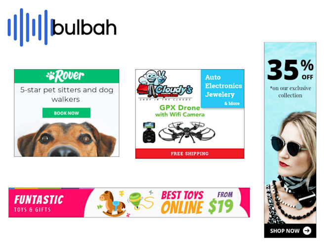 Create an eye catching banner ad for you by Bulbahtech | Fiverr