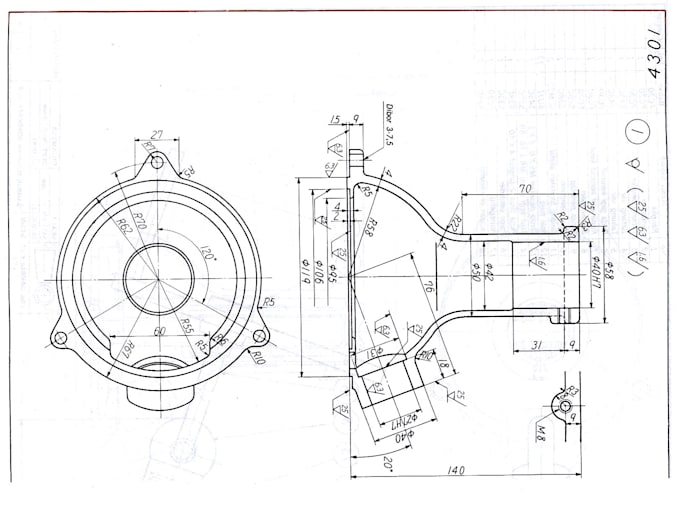 Redraw autocad dwg dxf dwf by Mrnchen | Fiverr