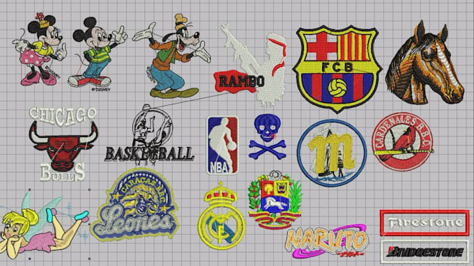 Design your wilcom logo for your embroidery by Ronaldmejias | Fiverr
