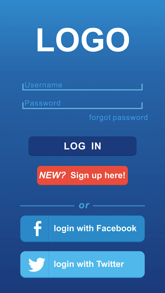 Design a professional login page for you web application by Ahamjad ...