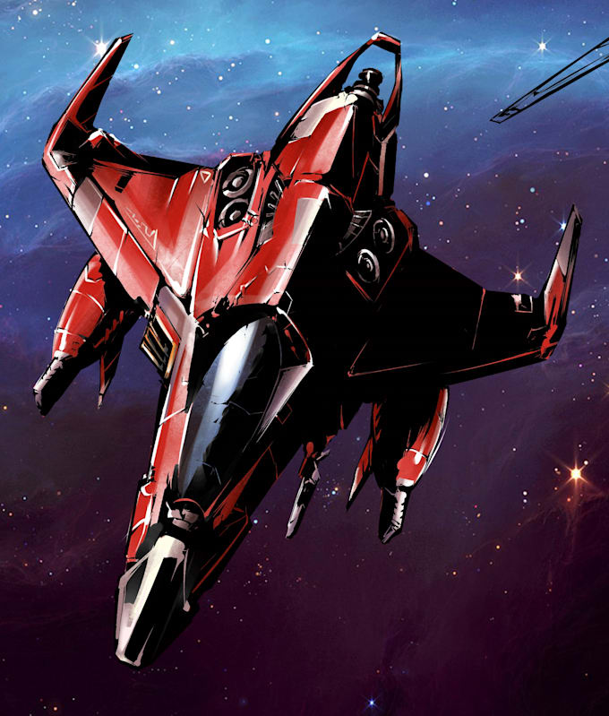 Design and illustrate your original mecha or vehicle by Andyface | Fiverr