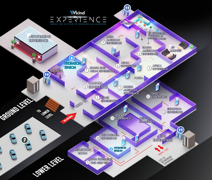 Design a isometric 3d event map or illustrated maps by Kishorerajgopal ...