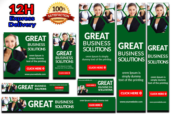 Design creative professional banner ads for google adwords by ...