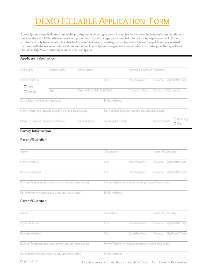 Design and develop fillable pdf form by Mohaimenul017 | Fiverr