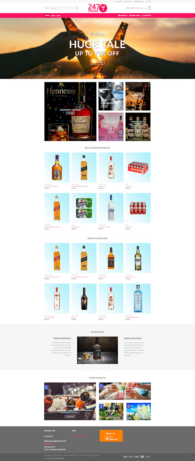 Build a fully functional website or webshop with wordpress by Dtommy79 ...