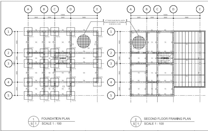 Make architectural and structural drawings in autocad by Vanscengr | Fiverr