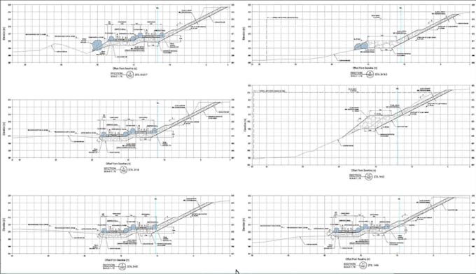 how to draw road profile