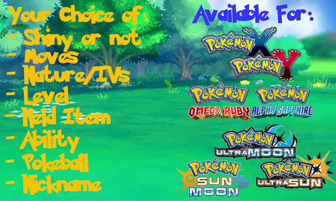 Create custom pokemon for you by Allieeveritt | Fiverr