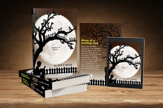 Design an outstanding and minimalist book cover for you by ...