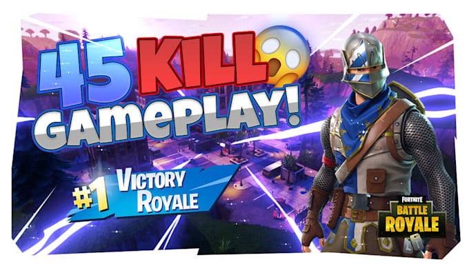 Create a professional fortnite thumbnail by Hiokodesigns | Fiverr