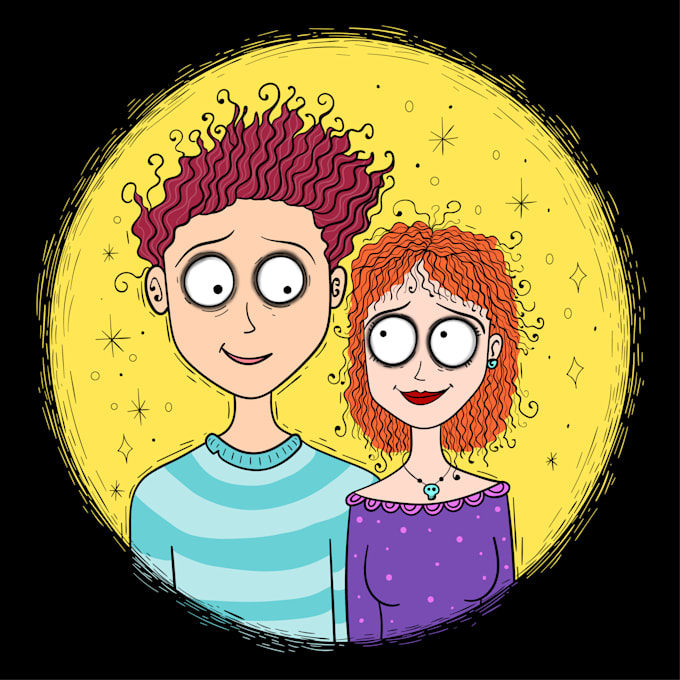 Create spooky portrait tim burton style for halloween by Ale_max | Fiverr