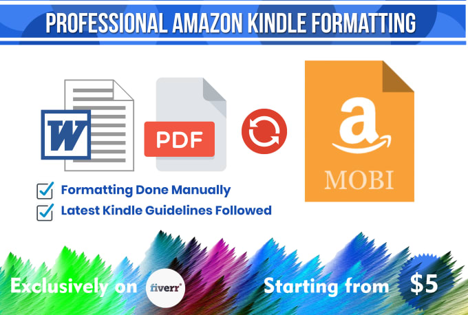 Do kindle ebook formatting for your manuscript, doc file professionally ...