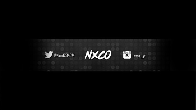 Make you an epic youtube channel banner and or logo by Xxnxco | Fiverr