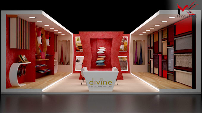 Design 3d exhibition stall, standee, marketing materials by Marvel ...