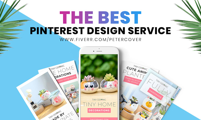 Design professional pinterest pins by Petercover | Fiverr