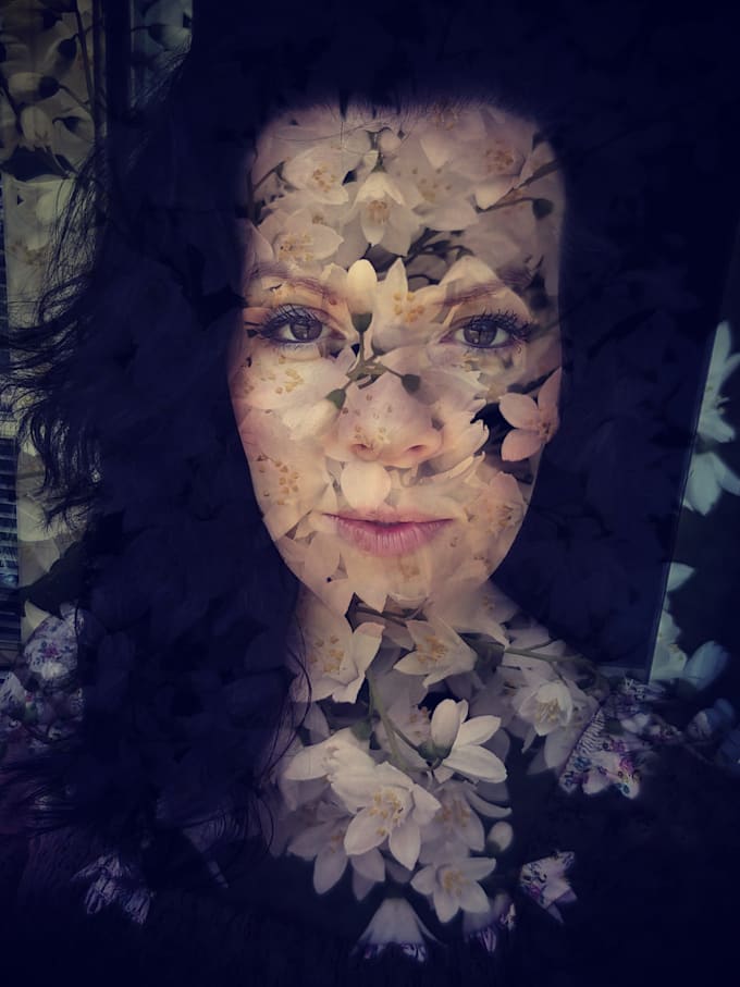 Beautiful double exposure photo edit more by Prettysunflower | Fiverr