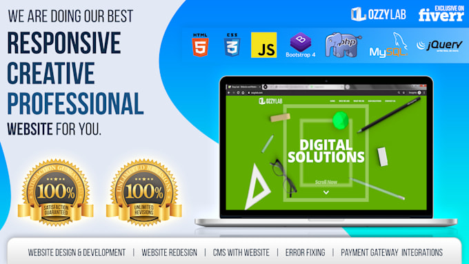 Design and develop responsive website by Codex_pro | Fiverr