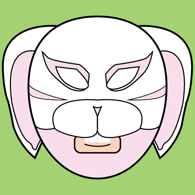 Design a custom lucha libre mask graphic by Luchadisenador | Fiverr