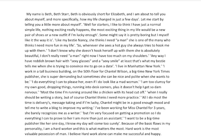 Write an amazing long story for you up to 8000 words by Creativiwriter ...