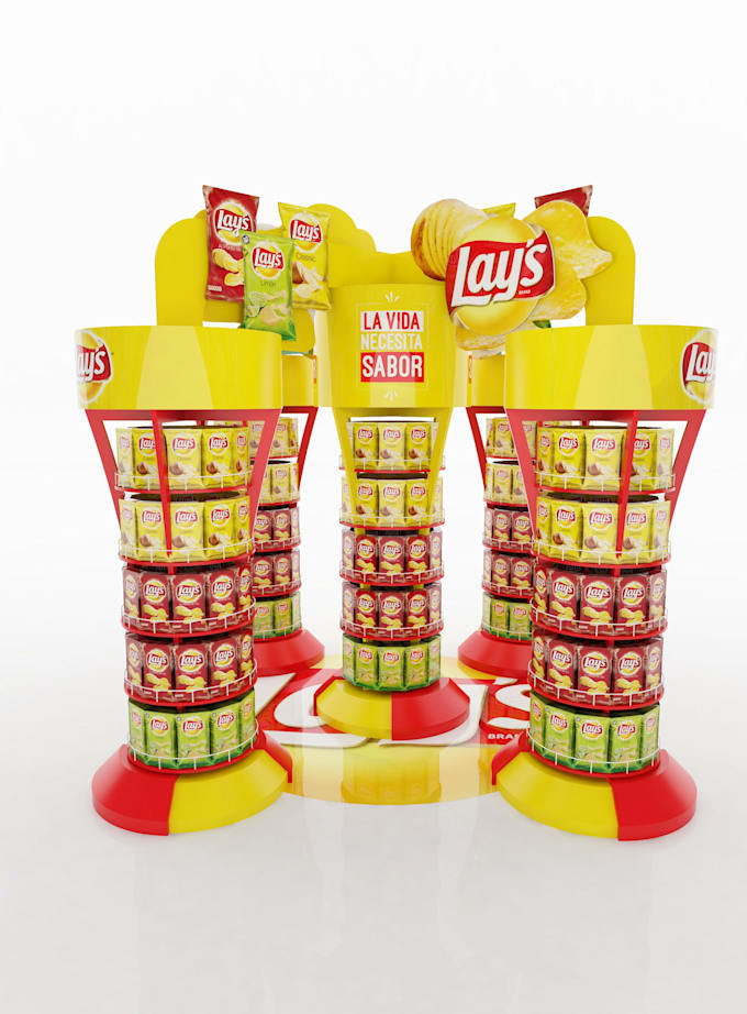 Design creative display stand for your product by Ahmedhussain_62 | Fiverr