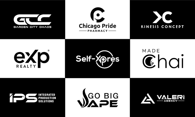 Do unique modern typography wordmark letter text logo design by ...