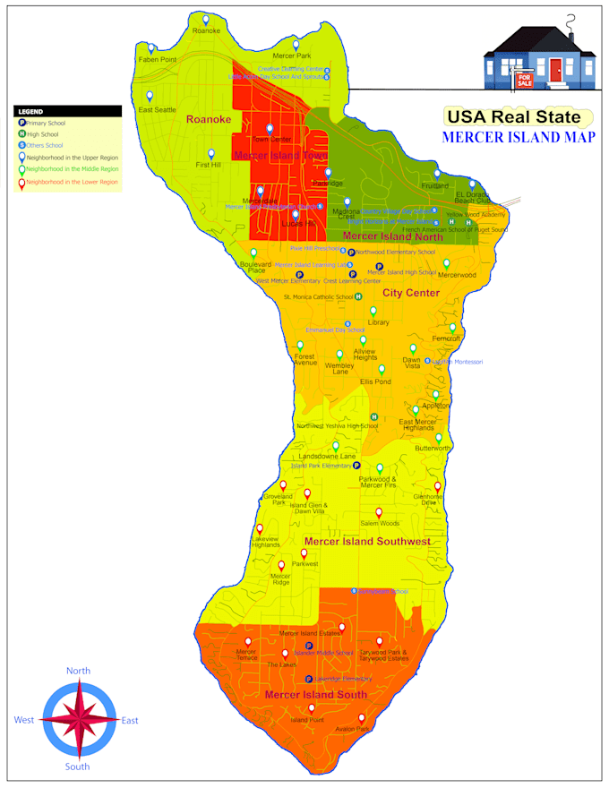Design custom usa real estate maps for property and zoning by Agoldar ...