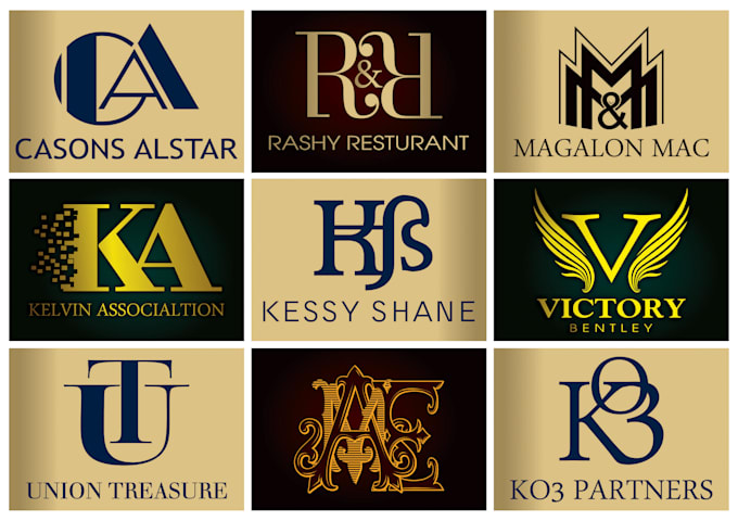 Design monogram initial letters luxury logo by Asitha111 | Fiverr