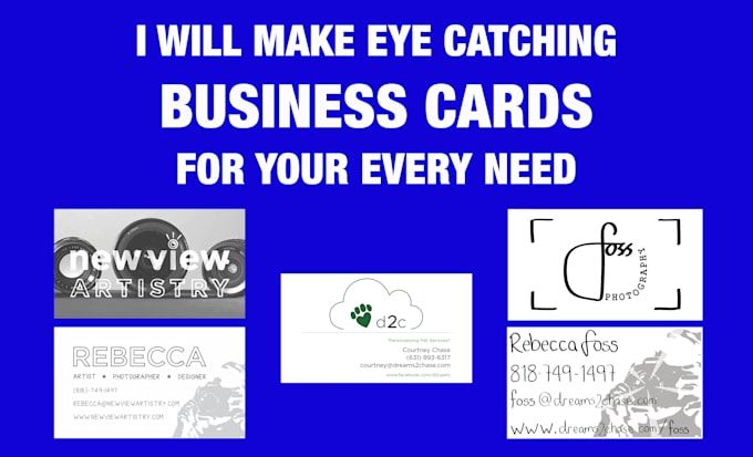 Make beautiful functional business cards by Newviewartistry | Fiverr