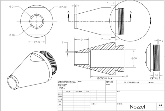 Do 2d drawing, 3d modeling and make stl file for 3d printing by ...