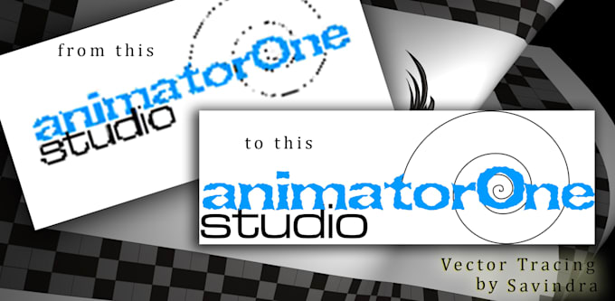 Vector trace your bitmap image or logo by Xavindra | Fiverr