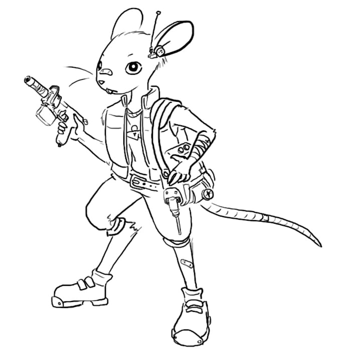 Draw science fiction and fantasy stuff for you by Greensniperhat | Fiverr