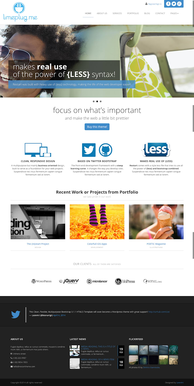 Create a clean and professional website by Marsdev | Fiverr