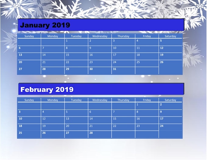Design beautiful calendars for your business by Carlisa22 | Fiverr
