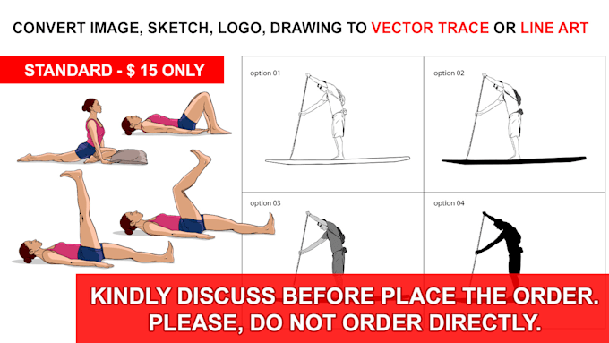 Do vector trace, vector tracing, convert image to vector by Dp_graphics ...