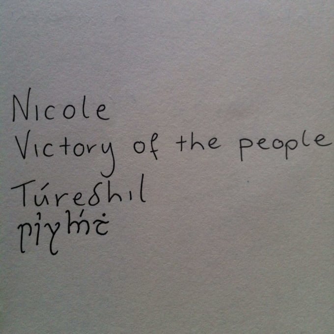 Translate your name from english to sindarin elvish by Clrcreations ...