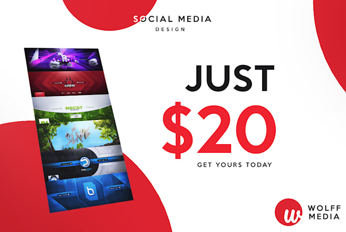 Design a gaming twitter header or youtube banner by Wolffmedia | Fiverr