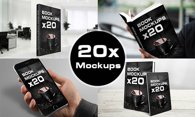Design 2d cover to 3d ebook cover in 20x 3d mockups by Prooodesign | Fiverr