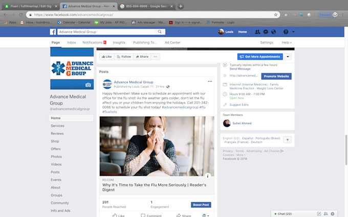 Create posts for your facebook fan page by Fulfillmentap | Fiverr