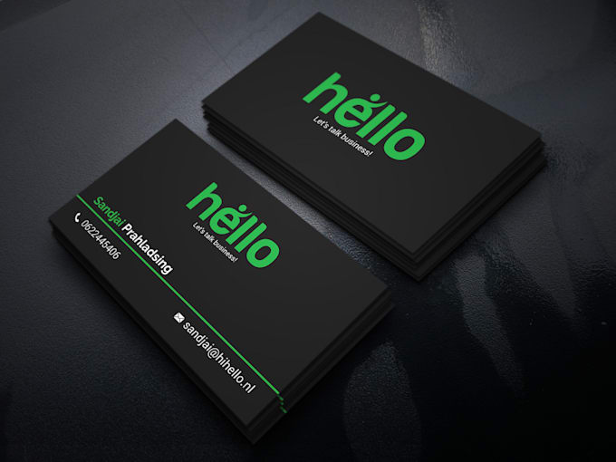 Design minimal business card by Mahadihassan96 | Fiverr