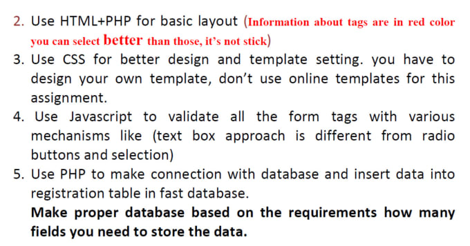 Do Htmlcssjavascript And Php Assignments By Ahmedmuaaz Fiverr