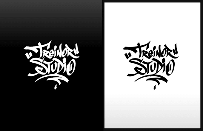Design a logo in my hand lettering graffiti tattoo style by Treinor ...
