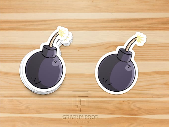 Create custom sticker packs, die cut sticker, labels by Graphyprof | Fiverr
