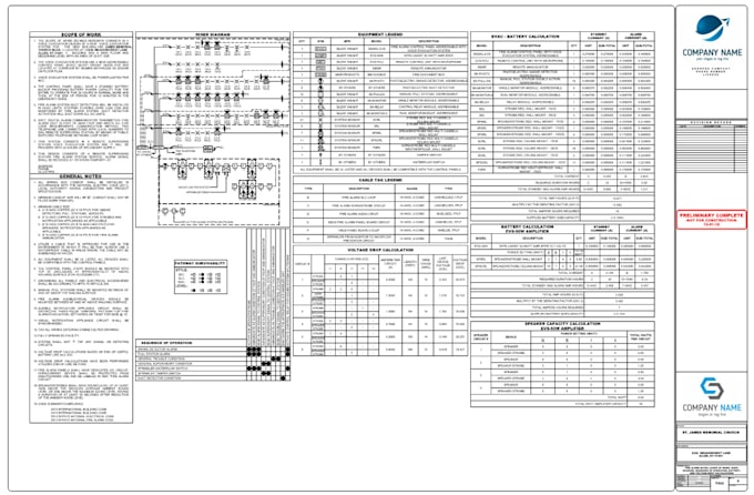 Prepare drawings for the fire alarm and security industry by Electricad ...