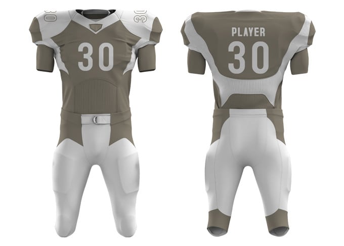Create realistic american football kit design and 3d mockup by ...