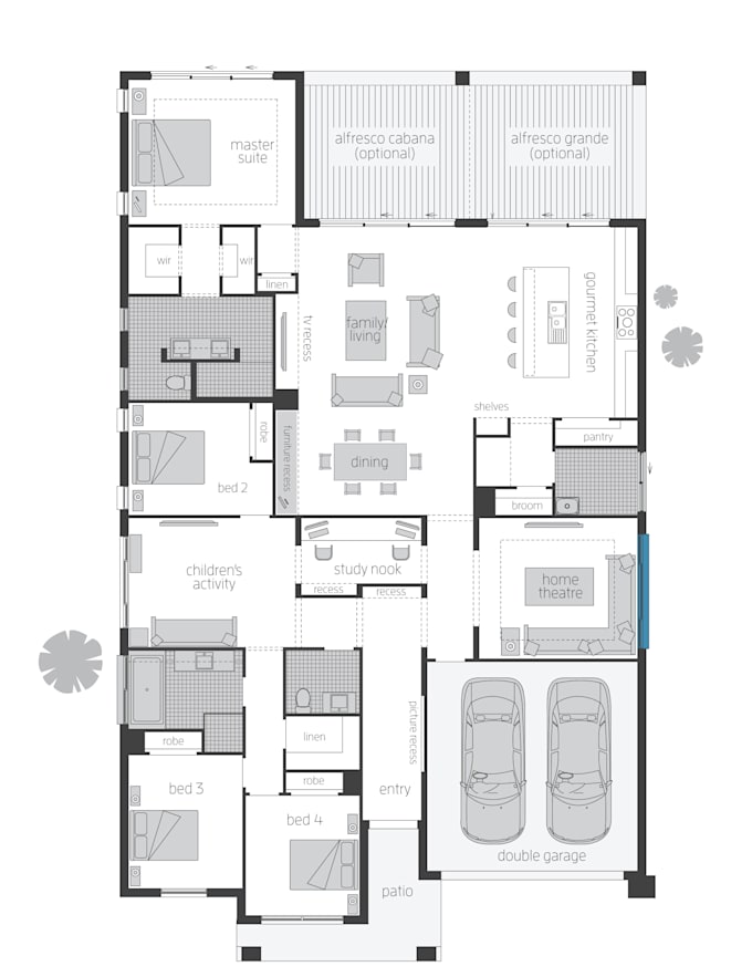 Create detailed 2d floorplans in archicad by Georgianaeog | Fiverr