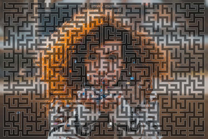 Add a unique maze pattern to up to 20 images supplied by you by ...