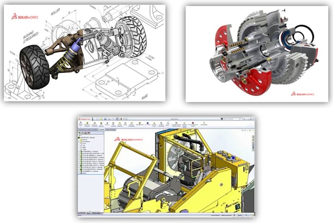 Make you a mechanical engineering 3d projects using solidworks by ...