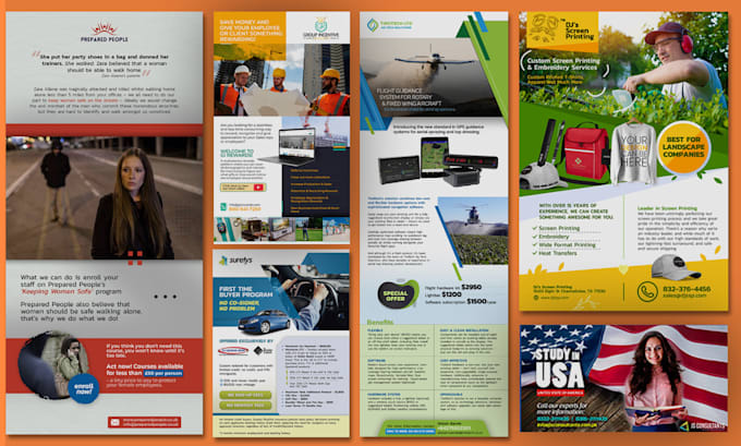 Create email flyer design best for email or print marketing by ...